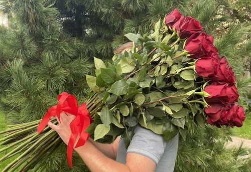 Метровые розы с доставкой/Красные розы