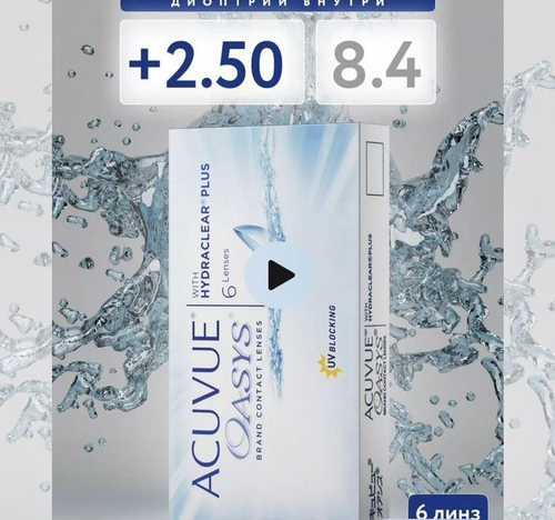 Линзы acuvue oasys 2.5