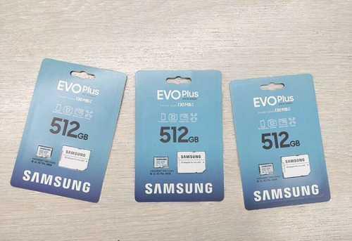 Новая MicroSD Samsung EVO Plus 512Gb