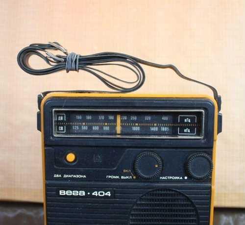 Радио Радиоприемник транзисторный Вега 404 Рабочий