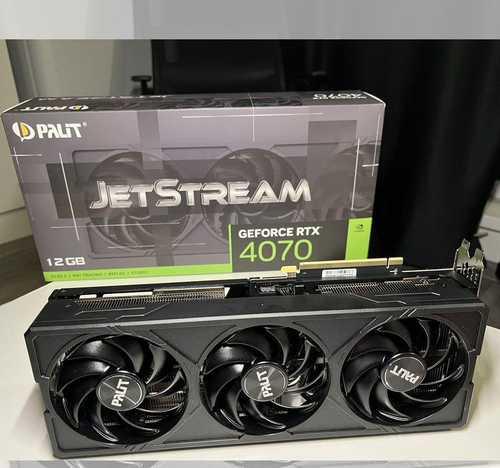 Видеокарта Palit RTX4070 jetstream 12GB