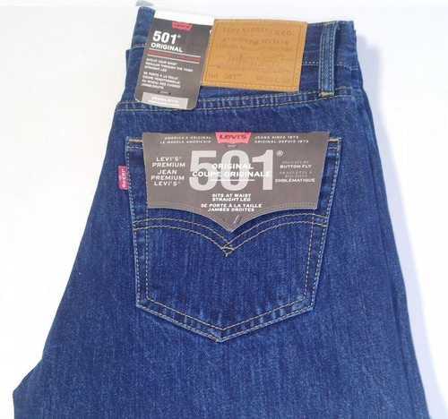 Джинсы Levi's 501 Хлопок W:30-38 Пакистан