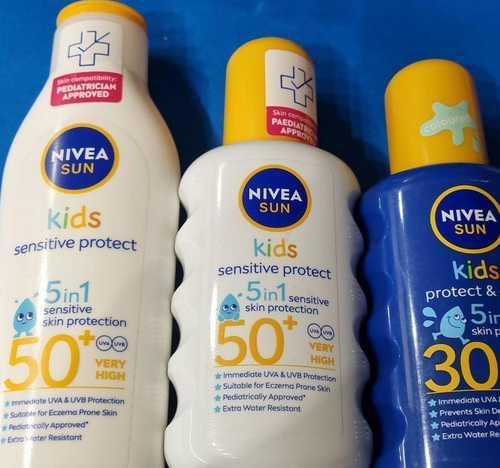 Солнцезащитный Nivea sun Kids Новый из Финляндии