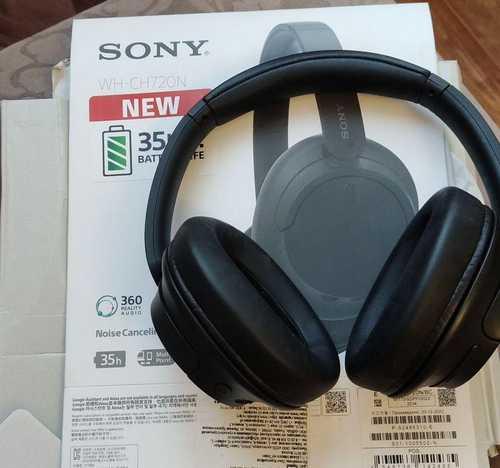 Беспроводные наушники sony wh- ch720 n