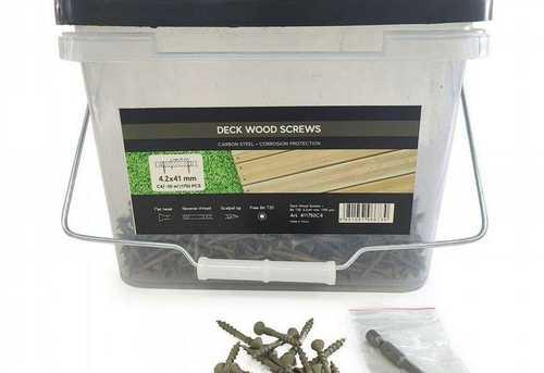 Саморезы терассы Deck Wood Screws 41x4,2 mm C4 T20