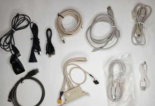 USB 2.0 Планки, кабели, удлинители
