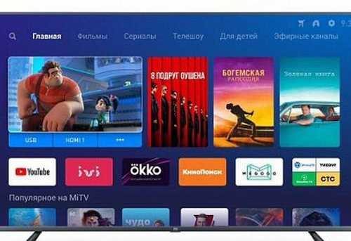 Телевизор xiaomi mi tv 4s 55 бу (экран разбит)