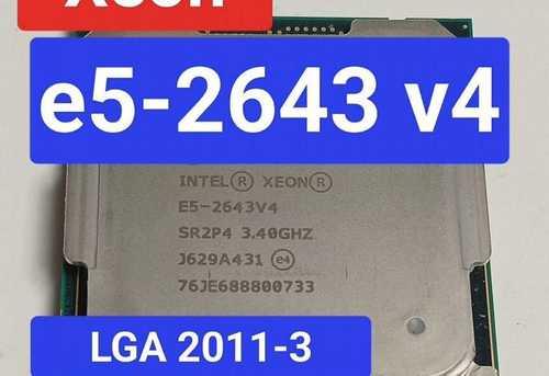 Процессор Xeon e5 2643v4, оригинал