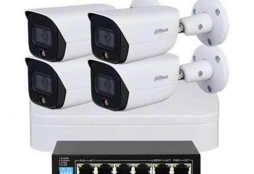 Комплект видеонаблюдения для улицы DHI-NVR2104-I