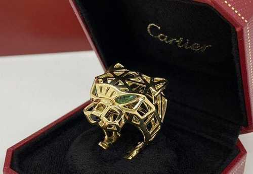 Кольцо Cartier пантера, золото 750 пробы