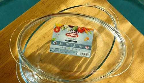 Утятница стеклянная Pyrex Essentials овальная, 4 л