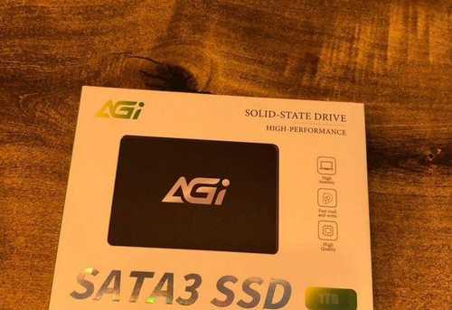 Новый SSD SATA AGI 1тб, 2.5 1000гб