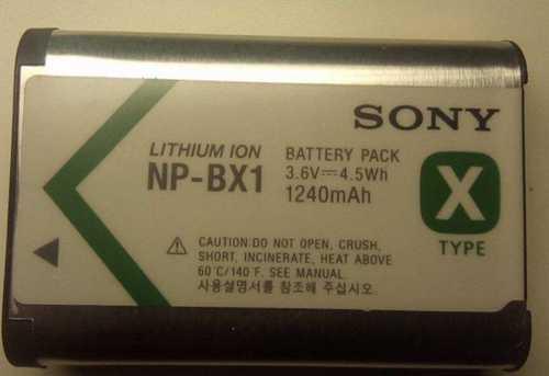 Аккумулятор Sony lithium ION NP-BX1