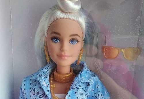 Барби Экстра №16 блондинка в голубом