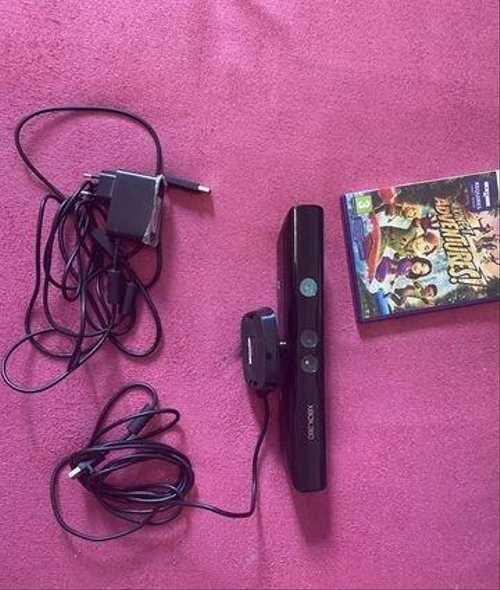 X-box360 Kinect+диск с играми