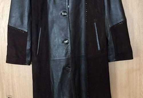 Плащ женский кожанный 3XL