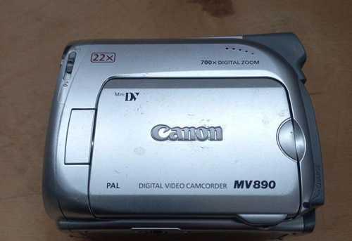 Видеокамера canon mv 890