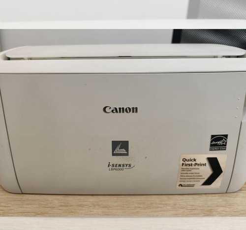 Принтер лазерный бу canon lbp6000 (белый)