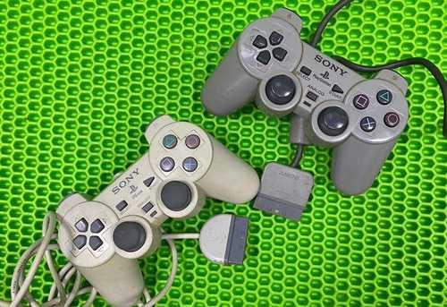 Геймпад проводной DualShock (Серый) (PS One)