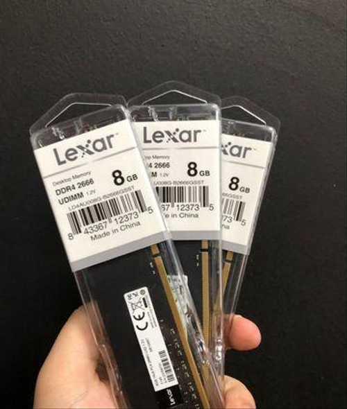 Озу DDR4 Lexar 2666Мгц 8Gb