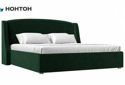 Кровать Лотос 1.6 м зеленая