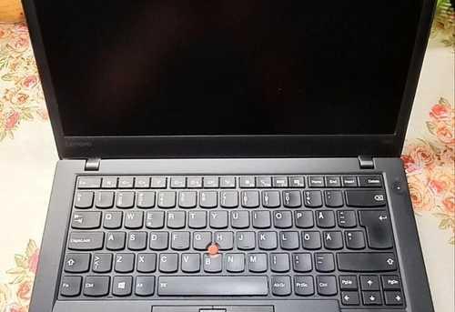 Ноутбук lenovo t460s