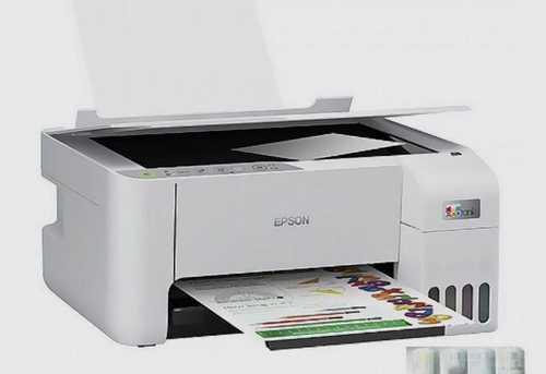 Принтер мфу Epson L3256, wifi, белый, новый
