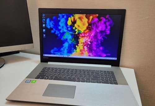 Игровой Lenovo 17.3/i3-8130u/8gb/SSD+HDD/MX150