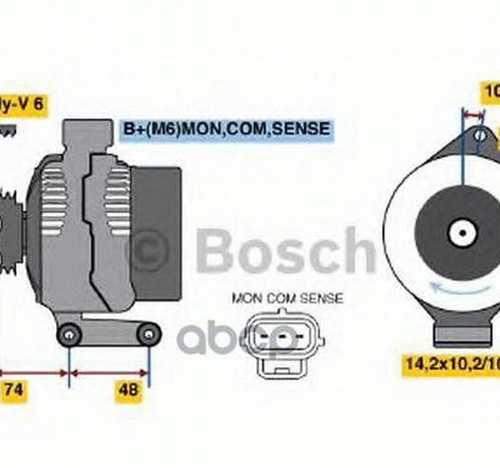 Генератор 0986044701 Bosch
