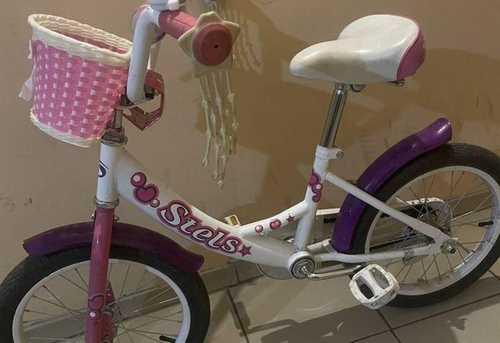 Велосипед для девочки stels