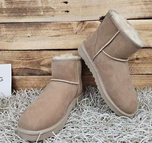 Угги Ugg Classic Mini II Sand женские оригинал