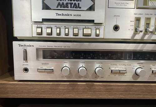 Усилитель Technics FM/AM SA 103, Technics RS M 205