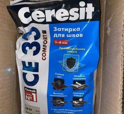 Затирка цементная Ceresit CE 33 comfort