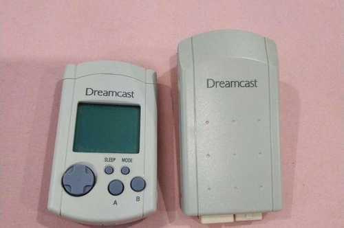 Карта памяти vmu и вибропак для dreamcast