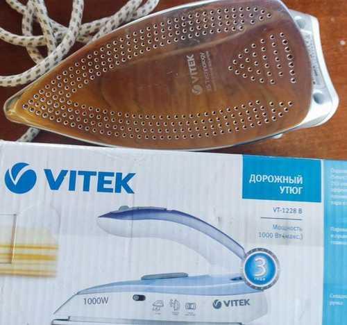 Утюг Vitek новый дорожный