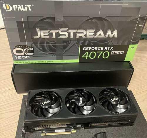 Видеокарта Palit RTX 4070 Super JetStream OC 12Gb