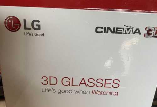 3D очки для телевизора LG (4 шт в комплекте)