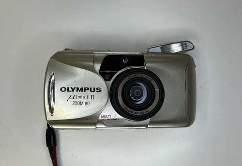 Плёночный фотоаппарат olympus mju-II zoom 80