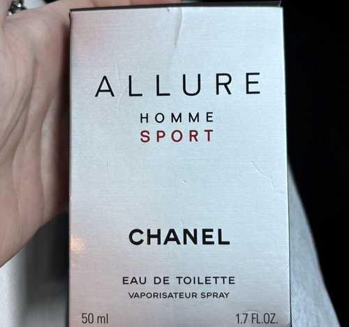 Коробка от духов Chanel Allure homme sport