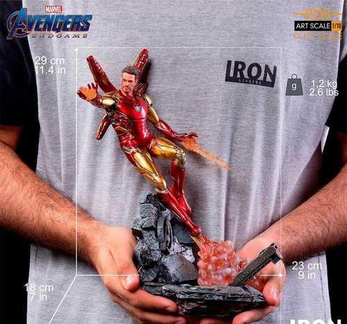 Статуэтка Iron Man Deluxe 1/10 - Iron Studios