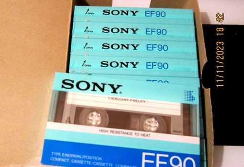 Новые аудиокассеты sony ef90