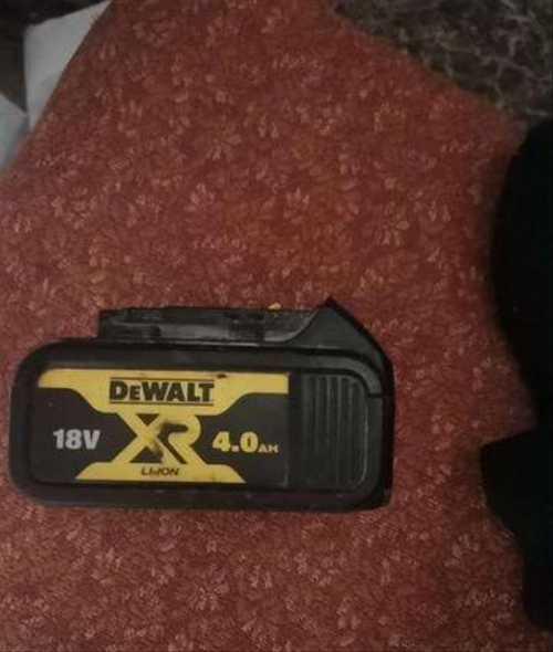 Аккумулятор 18v 4 ампер dewalt