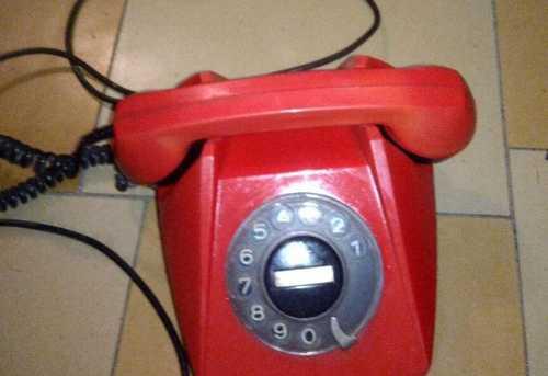 Старый телефон дисковый СССР