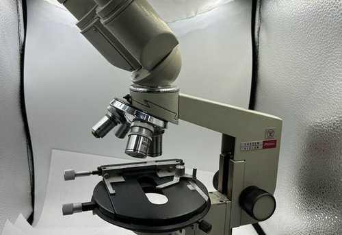 Микроскоп биолам с бинокулярной насадкой ау-12