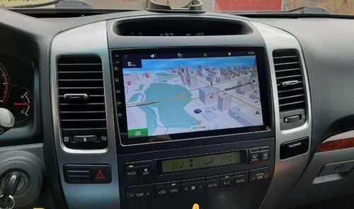 Магнитола android 2+32 Гб Toyota cruiser prado 120