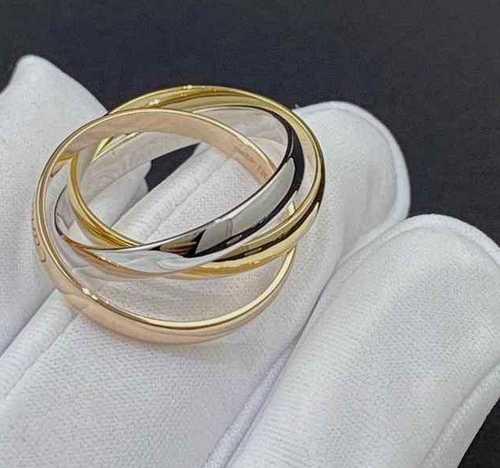 Золотое кольцо Cartier Trinity