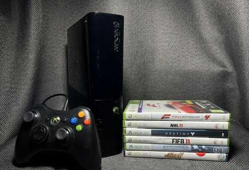 Xbox 360e + диски