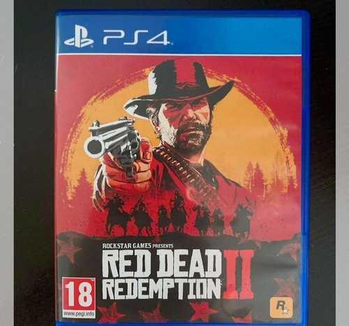 Игра Red dead redemption 2 для ps4-ps5 диск