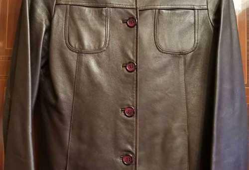 Куртка кожаная женская 46 размер