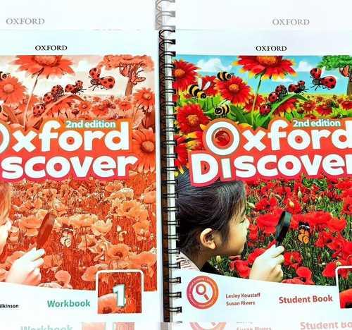 Oxford discover, 2изд учебник и р.тетрадь анг.язык